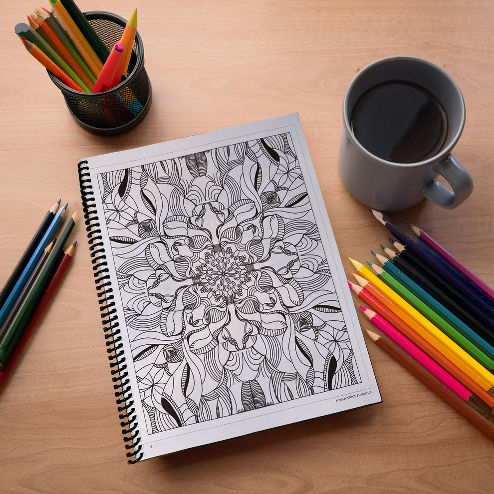 Mindful Coloring Book – Emmy Spoon LLC